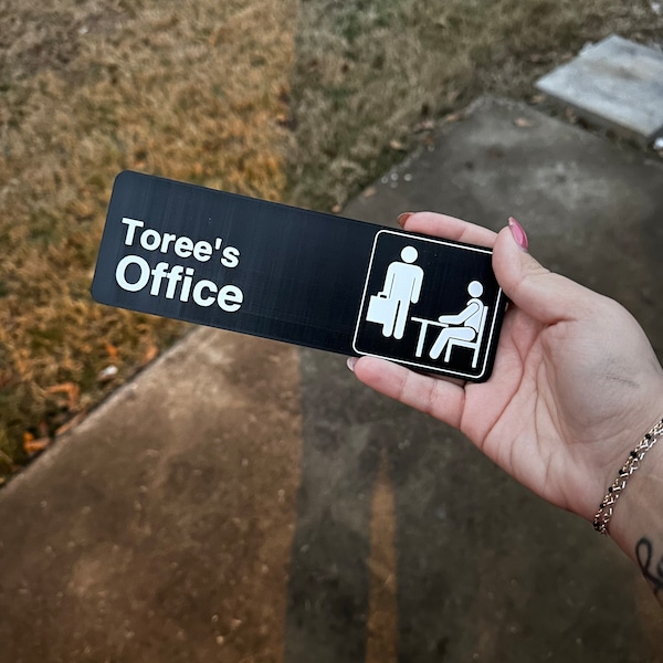 Personalized Door Sign From Tv Show “the Office” | Your Name’s Office ...