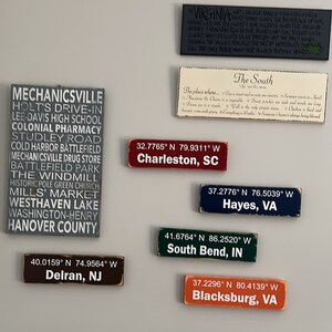 City State Zip Sign - Etsy