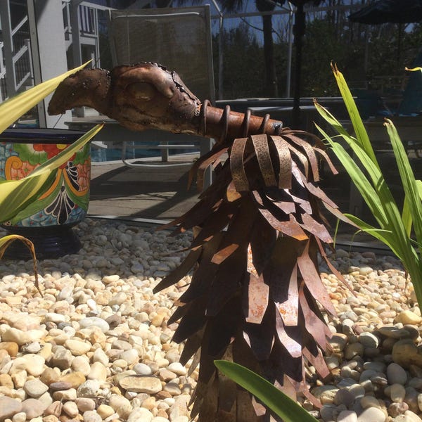 Handcrafted Rustic Metal Vulture Yard Art: Desert Buzzard Sculpture - Etsy