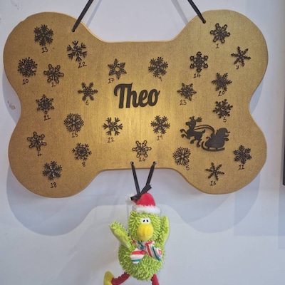 Personalised Script Names Words & Letters Wooden Christmas High Quality ...