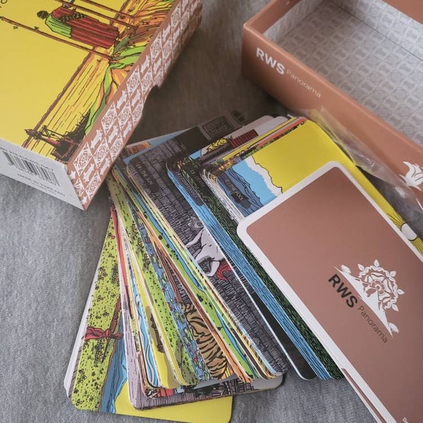 RWS Panorama Tarot Deck : Kickstarter Edition From Deckstiny - Etsy