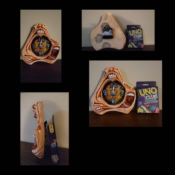 3 Headed Triangle Wall Clock - Etsy