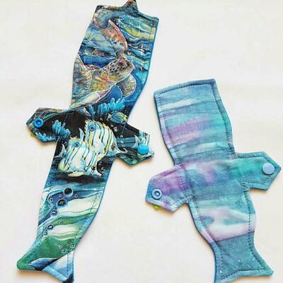 GEO Fin Cloth Pad Pattern 4 Lengths Bundle 2.5 Snapped Width - Etsy