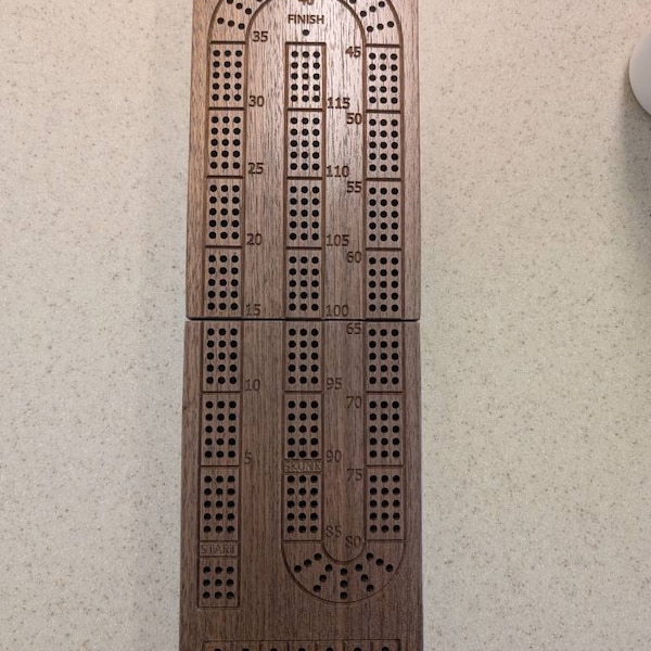 OOPS IMPERFECT Cribbage Boards Full Size 3 and 4 Track, Discounted Crib ...