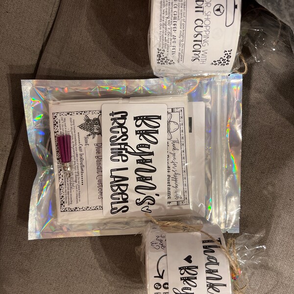 ROLL OF 250 - Large Car Freshie Warning Labels, Custom Warning Labels ...