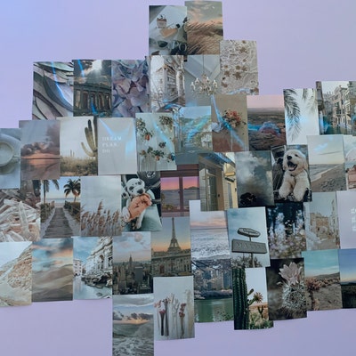 Neutral Wall Collage Kit, Neutral Collage Kit, Muted Photo Wall ...