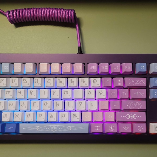 FFXIV Keycap Set, Eorzean Alphabet - Etsy