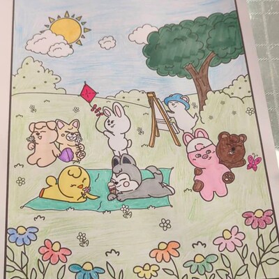 SKZOO Coloring Page Set Digital Download - Etsy