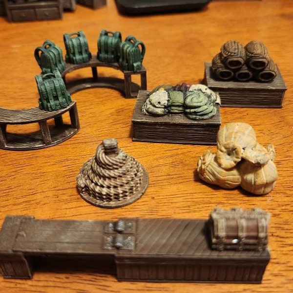 28mm Barricade Scatter Terrain, Wargaming Fortification Terrain, DND ...