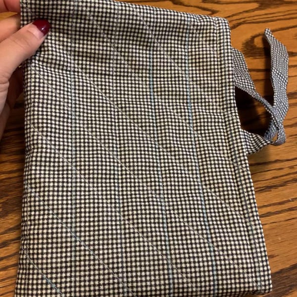 Quilted Book Cover Sewing Pattern: Customizable Journal, Bible (PDF ...