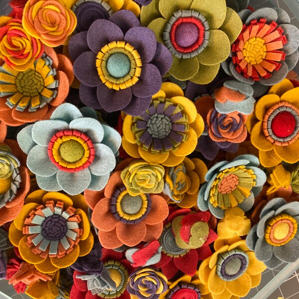 Choose Any 7 Eight Piece Felt Collections - High Quality Wool Felt ...