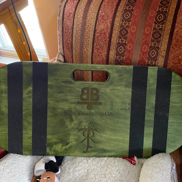 Wooden Balance Board From Baltic Birch Plywood Handcrafted /cork Roller ...
