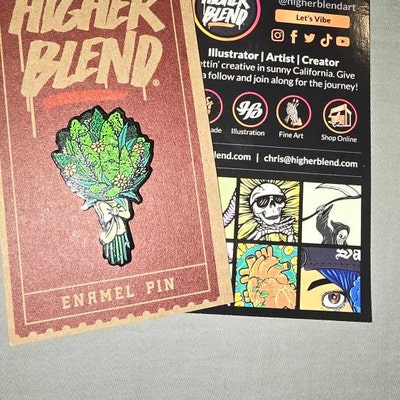 LA FLOR PIN Weed Nug Loteria Card, Cannabis, Marijuana, Ganja, Stoner ...