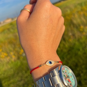 Evil Eye Red String Bracelet, Red String Protection Bracelet, Evil Eye ...