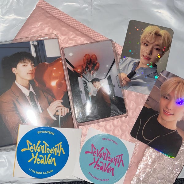 Seventeen Official Carat Album Photocard / Carat Binder and PC Set - Etsy