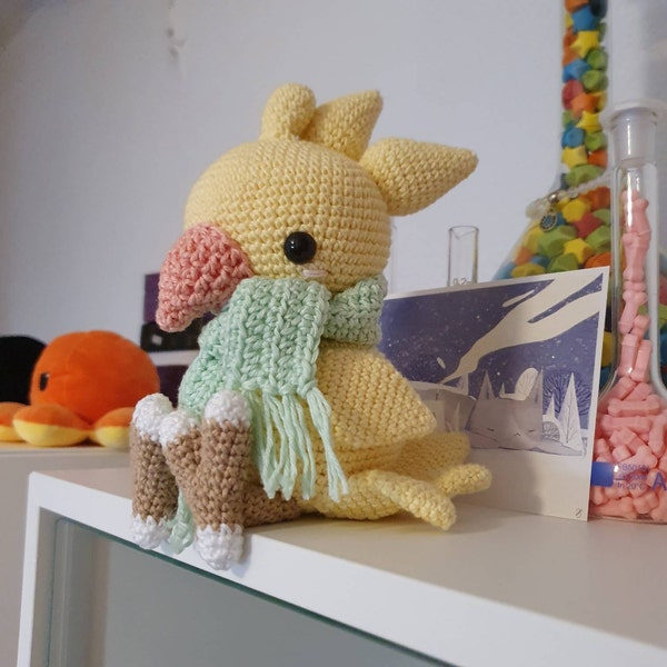 Chocobo Crochet Plushie - Handmade Amigurumi Final Fantasy XIV - Etsy
