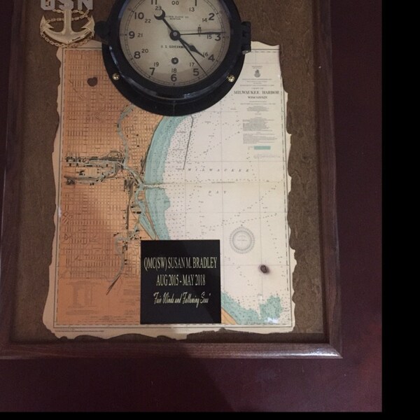 Milwaukee Harbor - Lake Michigan Historical Map 1912 - Nautical Chart ...