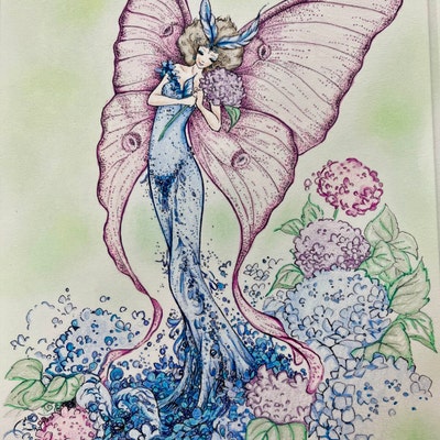 PDF Flower Sprites Coloring Book Volume 1 12 1 Adorable Garden Sprite ...