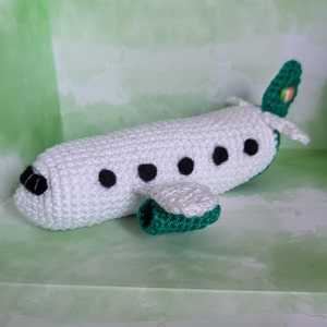 CROCHET AIRPLANE PATTERN, Plush Plane Toy Amigurumi Pattern, Crochet ...