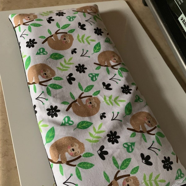 Microwave Heating Pad With Flax Seed and Herbs | Sloth Lover Gift ...