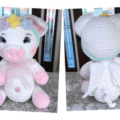Amigurumi Crochet Pattern Pippa the Pig Angel ENGLISH ONLY - Etsy