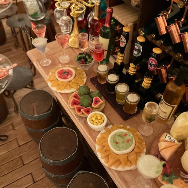 Miniature French 75 Cocktail / 1:12 Scale Cocktails for Dollhouse - Etsy