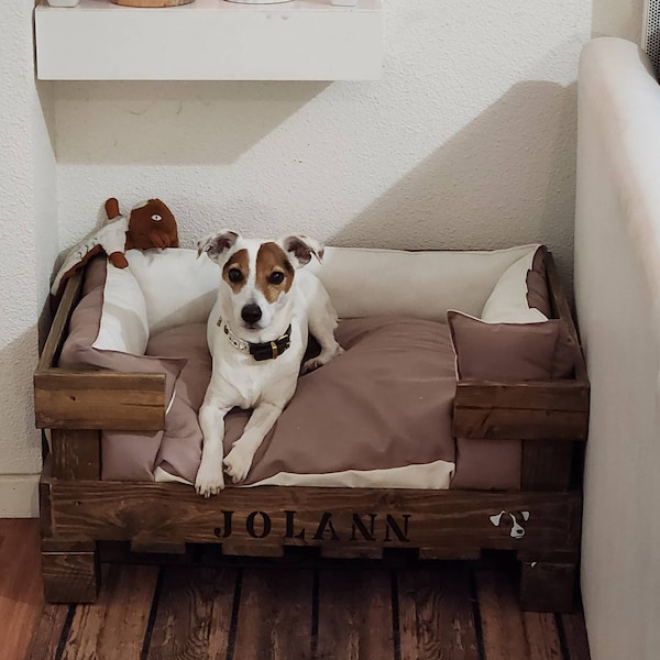 Personalized Dog Bed for Large Dogs, Durable Dog Bed With Mattress ...