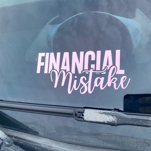 Beautiful Disaster Vinyl Car/truck Decal - Etsy