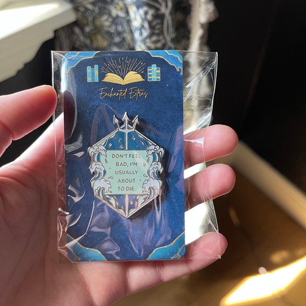Demi God Enamel Pins Sea Posiden's Son - Etsy
