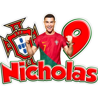 RONALDO PORTUGAL Cupcake Toppers, CR7 Cupcakes, Portugal Cupcakes ...