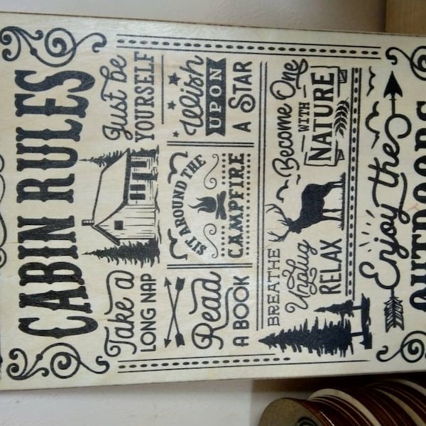 Outdoor Rules Bundle SVG 10 Designs - Etsy