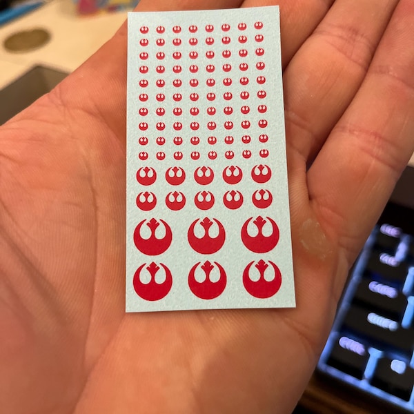 Decals for Star Wars Legion - Republic - Black - Etsy