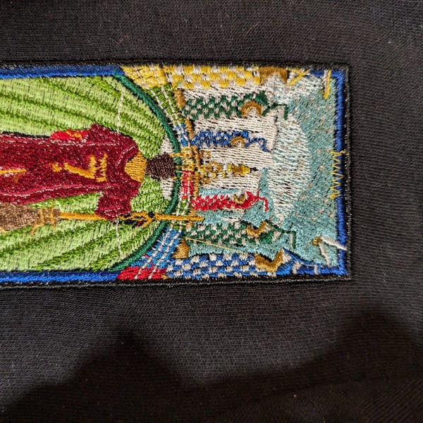 Retro Arcade 90's Patch Digital Machine Embroidery Design Pattern ...