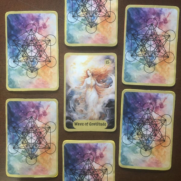 The Gratitude Oracle Printable Gratitude Cards Digital Oracle Of Gratitude Mindfulness Cards