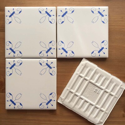 White Rose White Rose Tile Wall Decor - Etsy