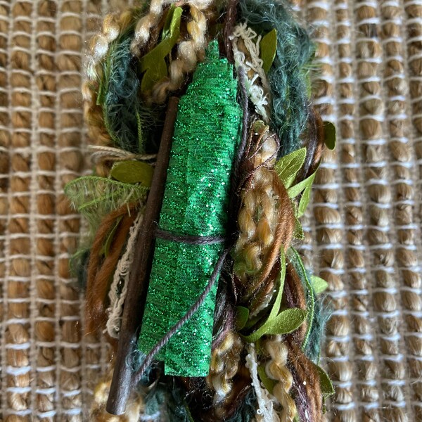 MOSSY RIVER ROCKS I Original 3D Textile Art Fiber Art Display Moss Wall ...