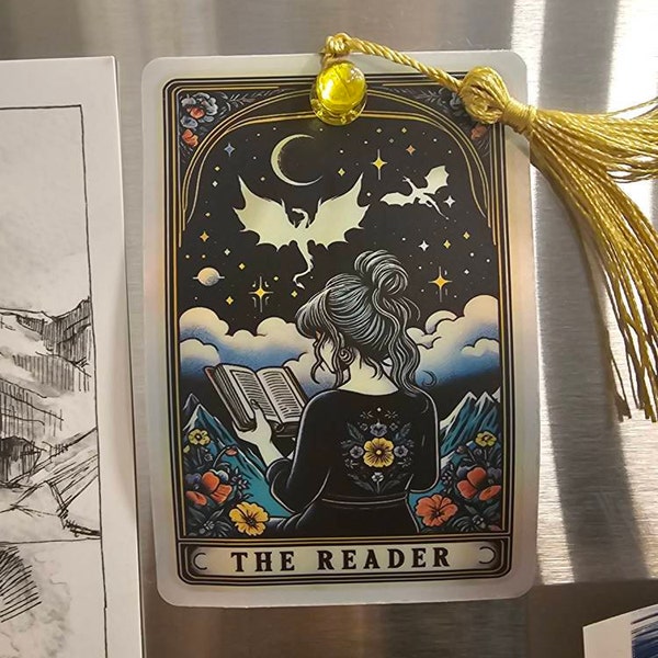 The Reader Card Bookmark, Trigger Warrings, Holographic Bookmark ...