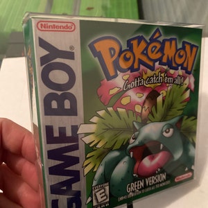 Pokemon Green Box for Game Boy Nintendo 4 Regions HQ - Etsy