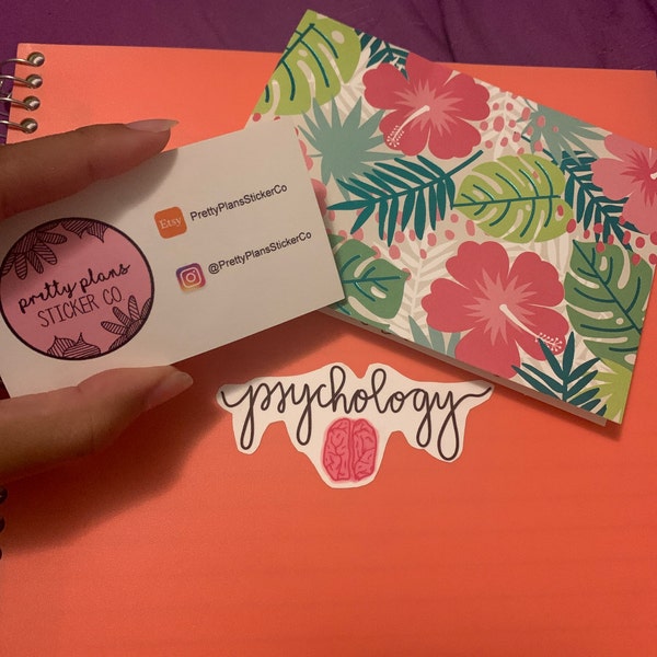 Psychology Sticker, Gift for Psychologists, Gift for College Students ...