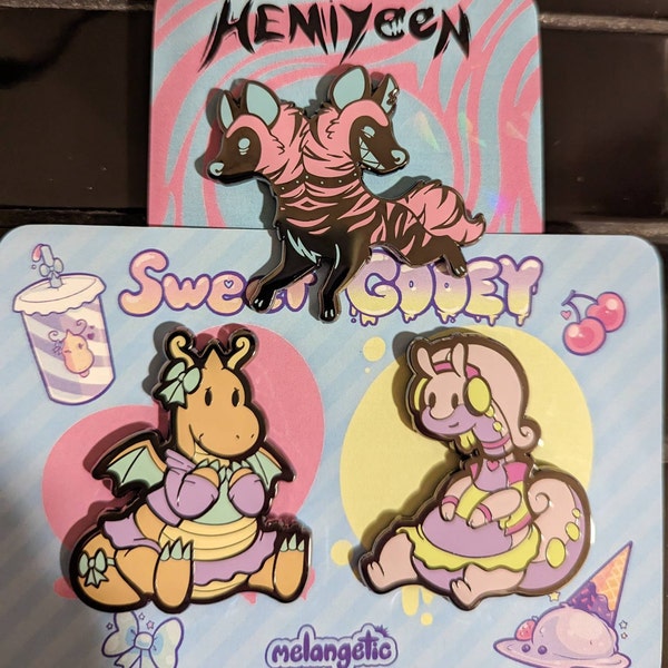 Sweet 'n Gooey Enamel Pin Set - Etsy