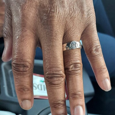 Star Wars Wedding Jedi Order Ring Silver Ring With Diamond Star Wars ...