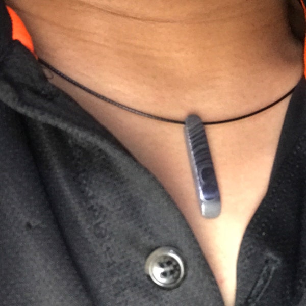 Stainless Steel Black 1mm Cable Neck Wire Necklace - Available in 16 ...