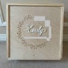 Baby Box, Baby Keepsake Box, New Born Baby Gift, Engraved Baby Memory ...