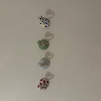 Pink Mixed Assorted Design Ceramic Knobs Ceramic Door Knobs Handpainted Ceramic Knobs Kitchen ...