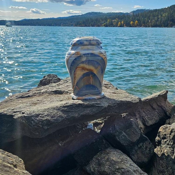 Memorial Glass With Engraved Photo - Personalized Engraved Glass - Standing Memorial Plaque ...