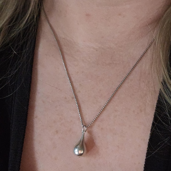Luxury Sterling Silver Cremation Urn Necklace for Human or Pet Ashes ...