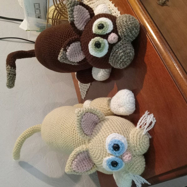 Crochet Pattern - Fluffy Cats - Etsy