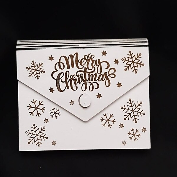 Christmas Envelope SVG • Christmas Ornament SVG • Laser Cut File ...