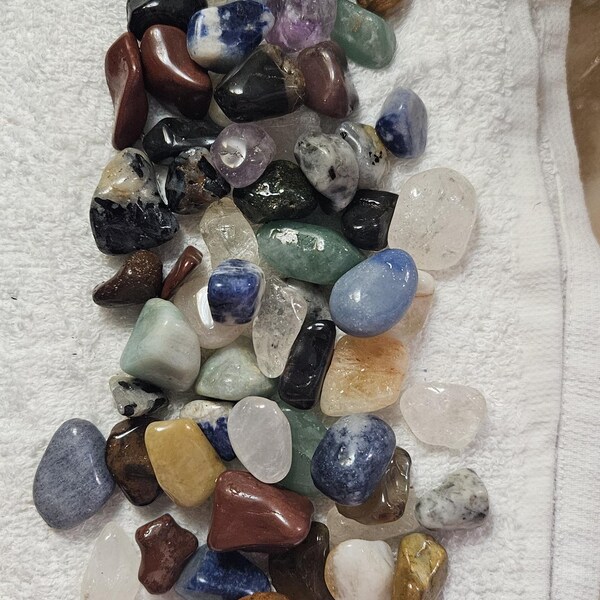 Assorted Mix Tumbled Stones: SMALL, MEDIUM or LARGE Sizes Wholesale ...