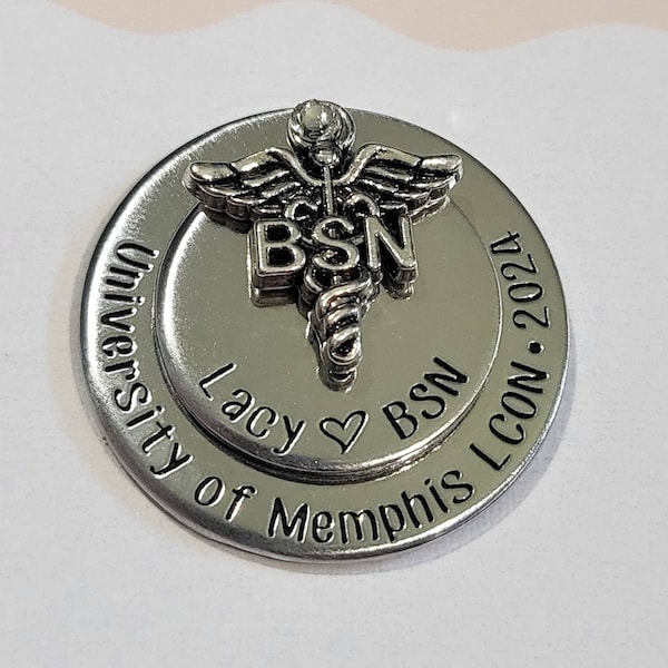 BSN Pins for Nurse Graduation | Nursing Pin for Pinning Ceremony | BSN ...